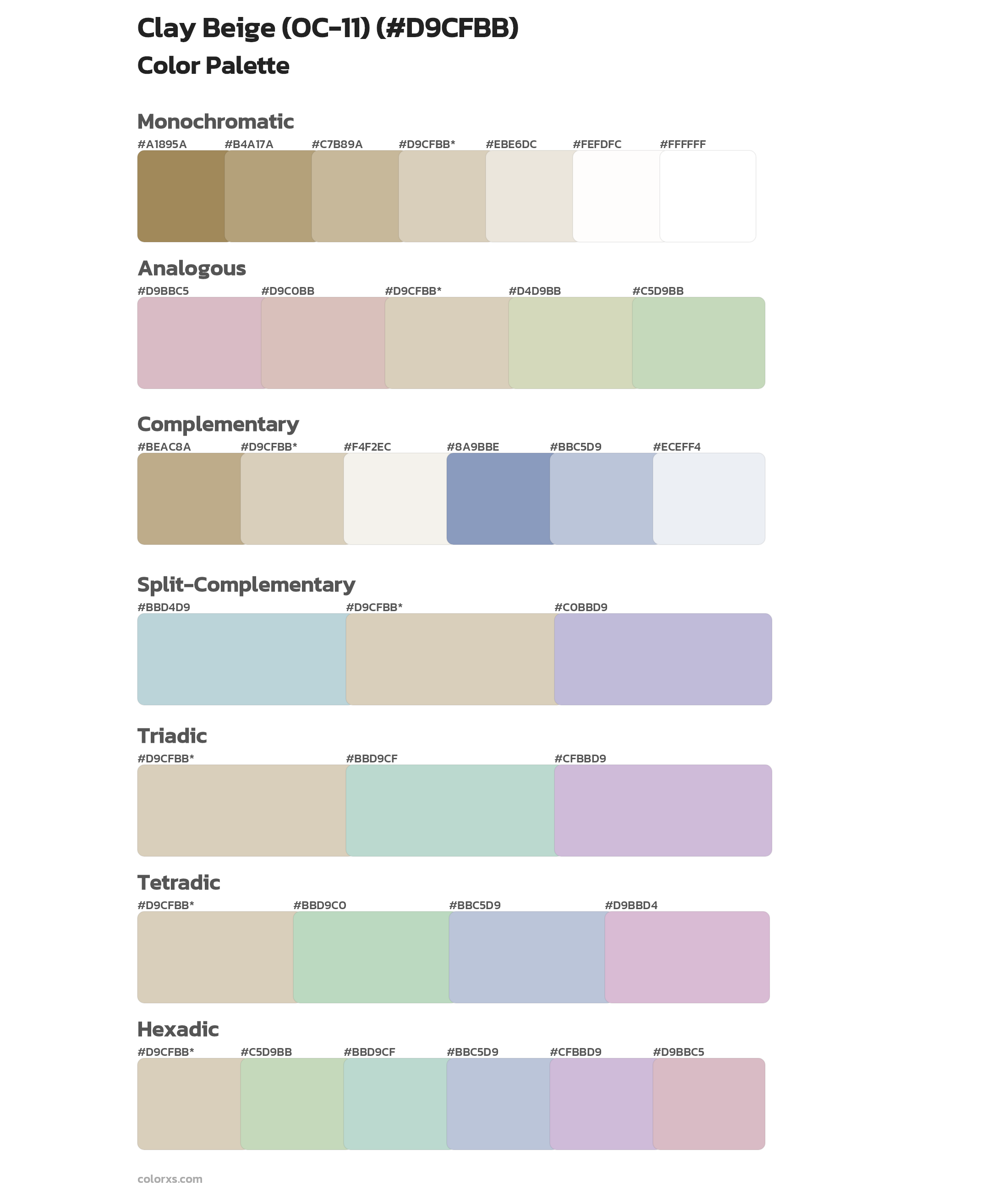 What Colors Go With Clay Beige at Richard Shifflett blog