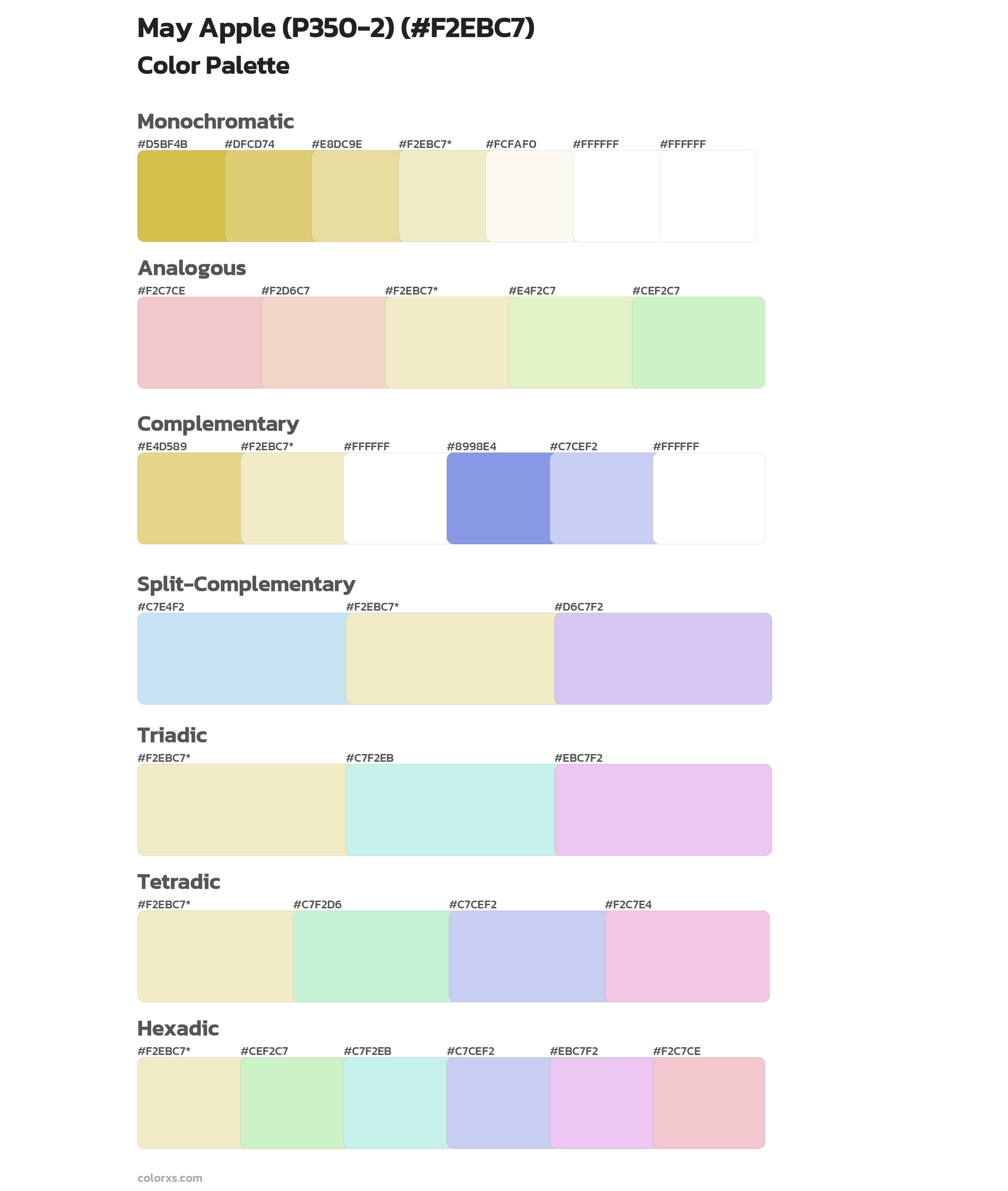 Behr May Apple (P350-2) Paint coordinating colors and palettes ...