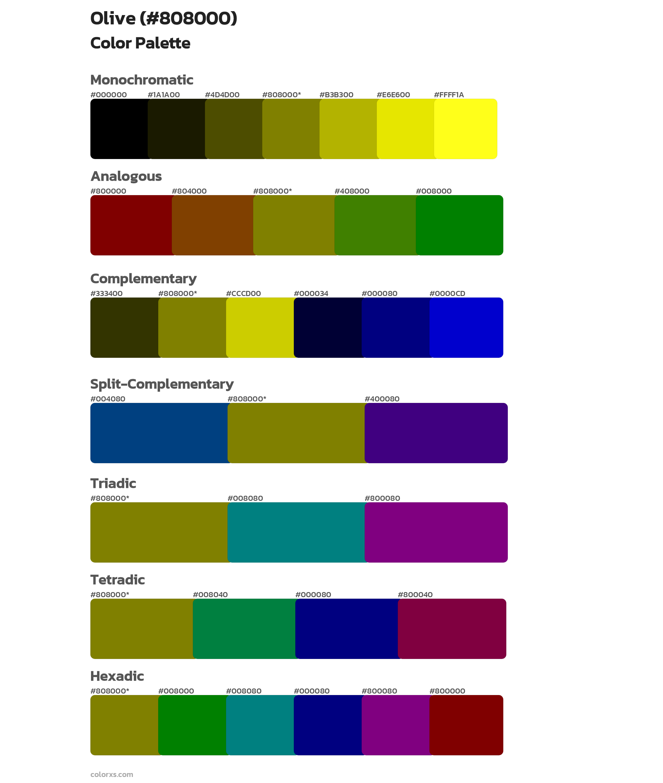 Olive Color Palettes Colorxs Olive Color Palettes Colorxs