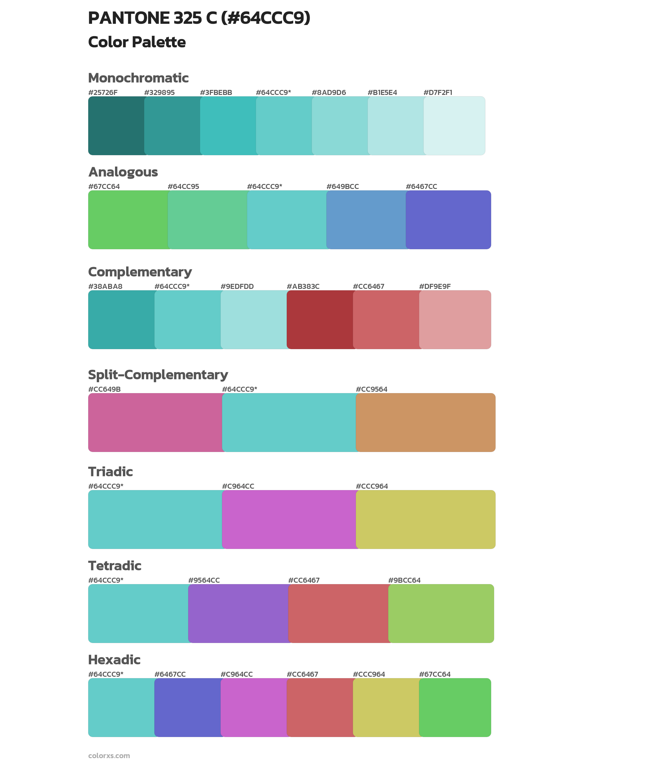 PANTONE 325 C Color Palettes Colorxs PANTONE 325 C Color Palettes Colorxs
