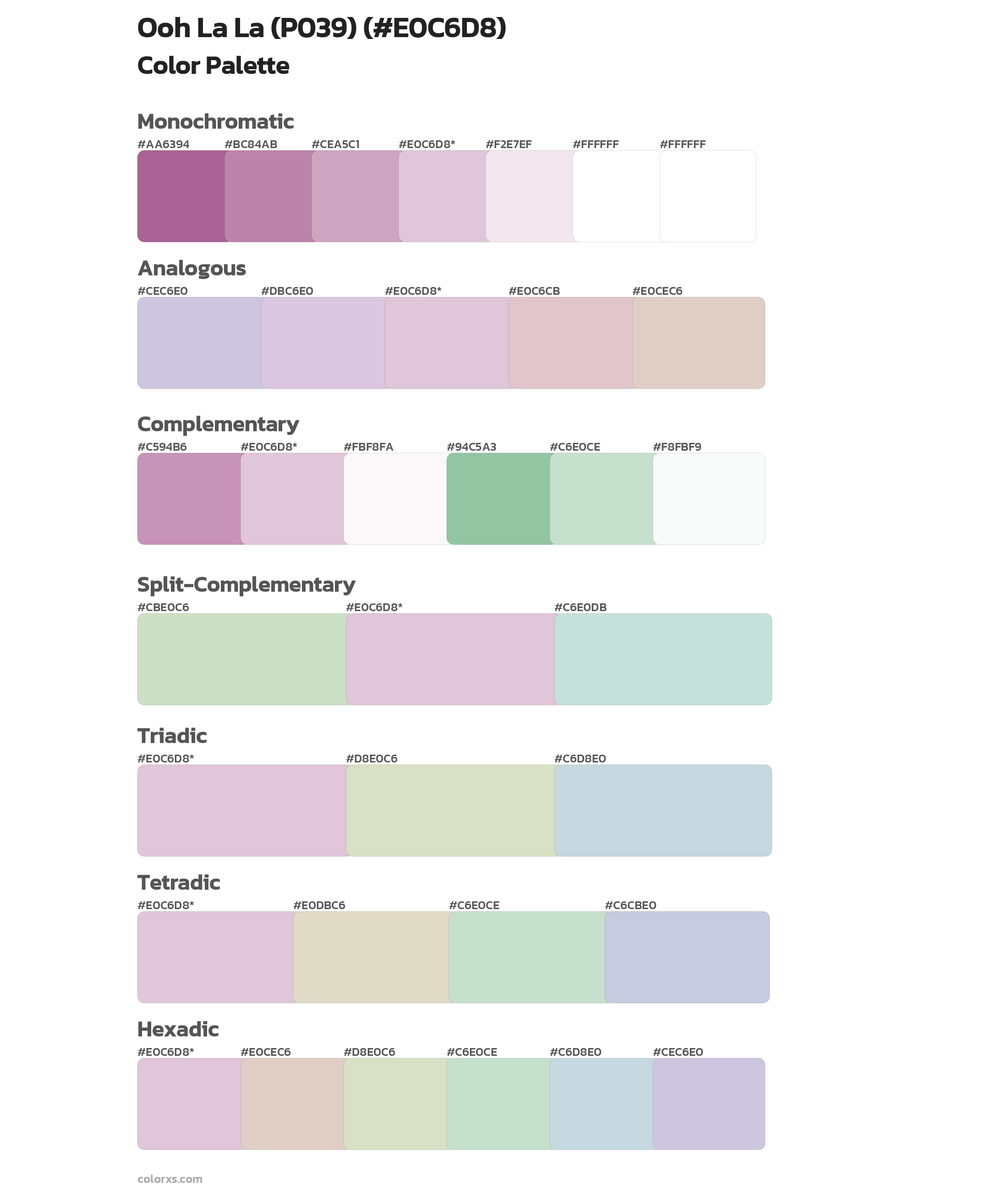 Valspar Ooh La La (P039) Paint coordinating colors and palettes ...
