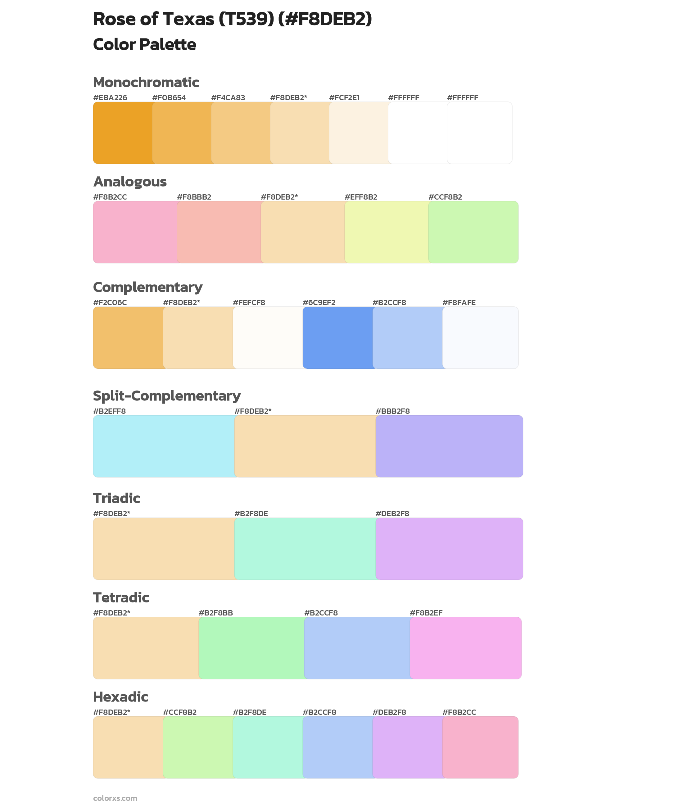 Valspar Rose of Texas (T539) Paint coordinating colors and palettes ...