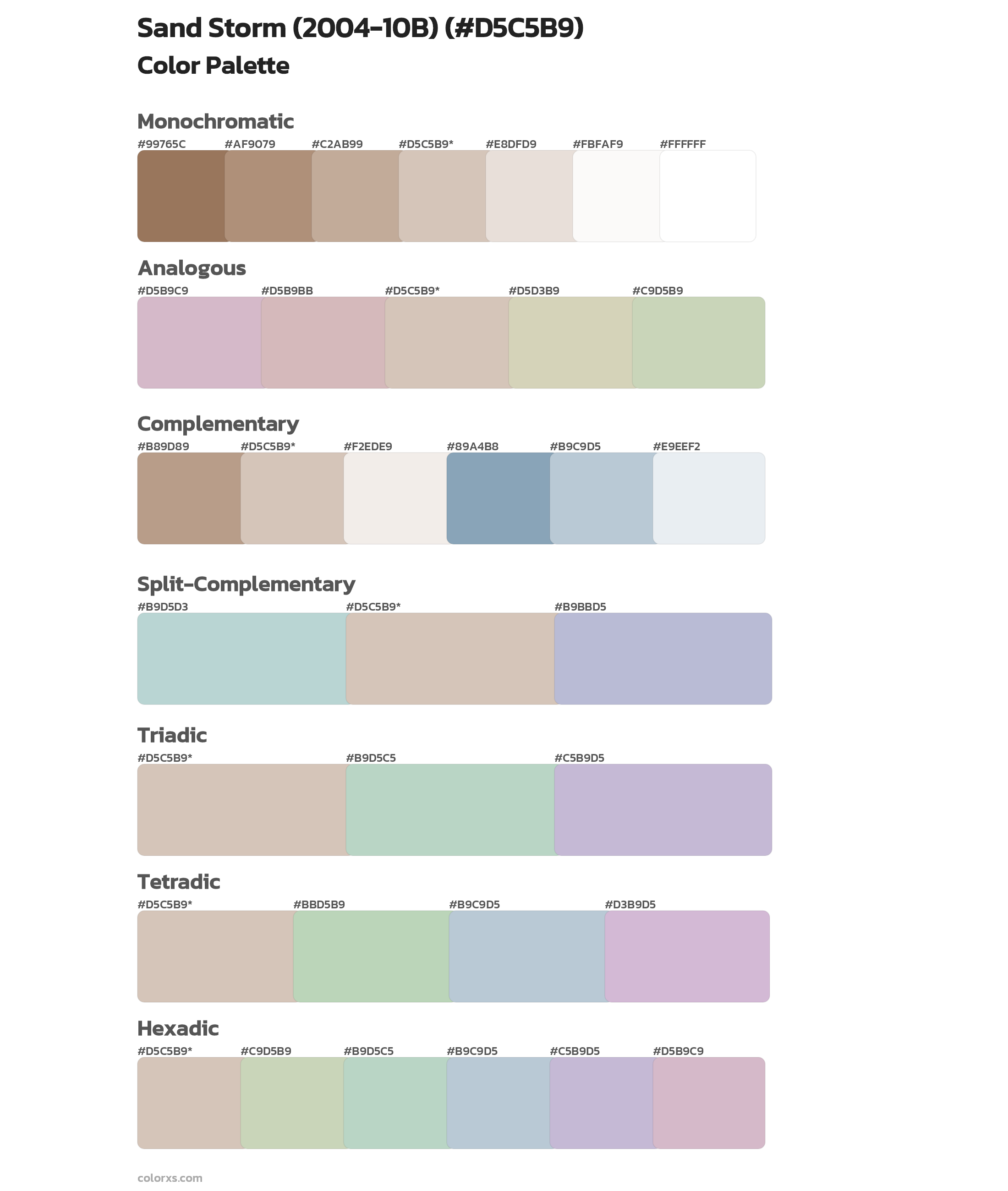 Valspar Sand Storm (2004-10B) Paint coordinating colors and palettes ...