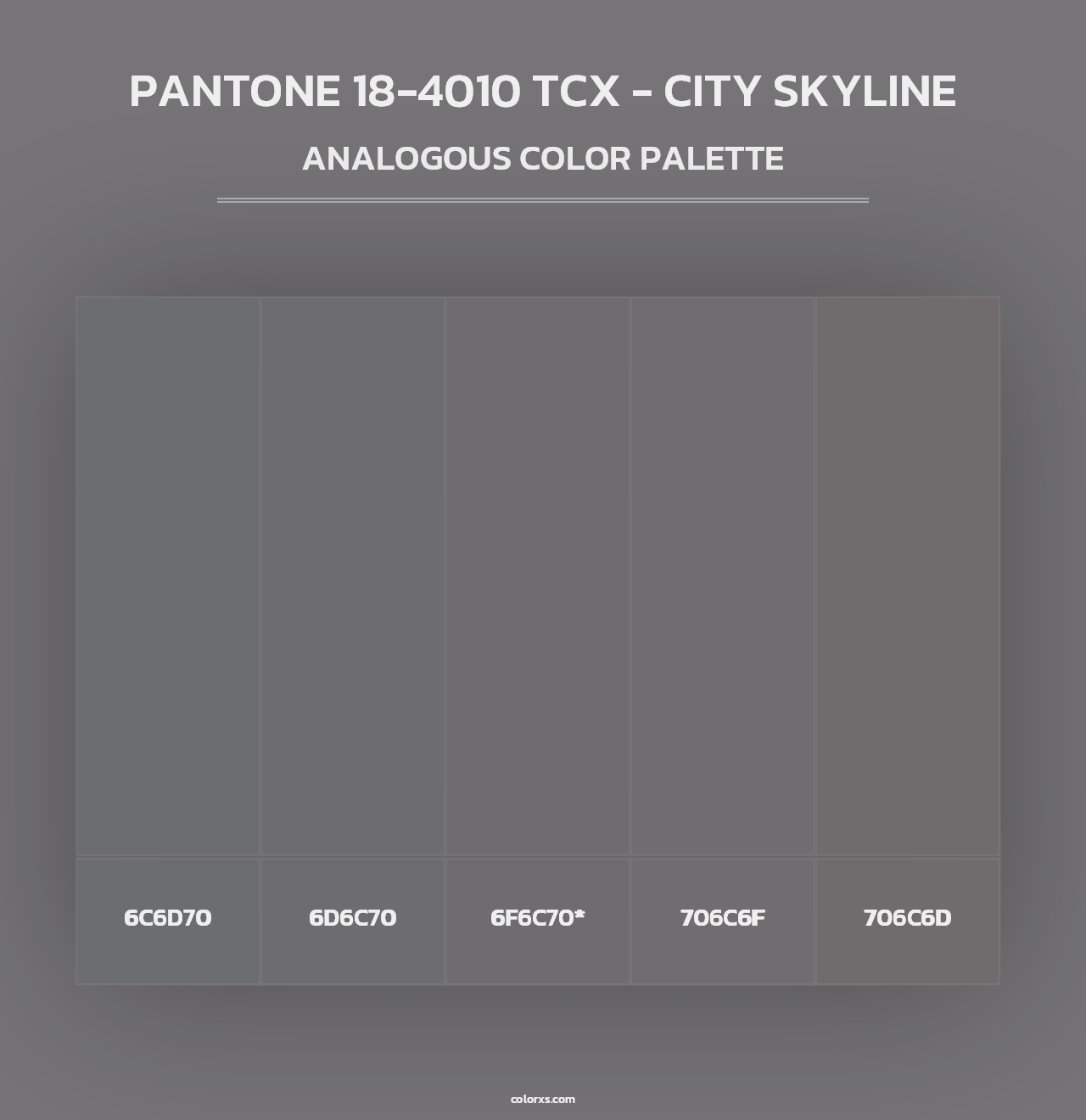 PANTONE 18-4010 TCX - City Skyline color palettes - colorxs.com