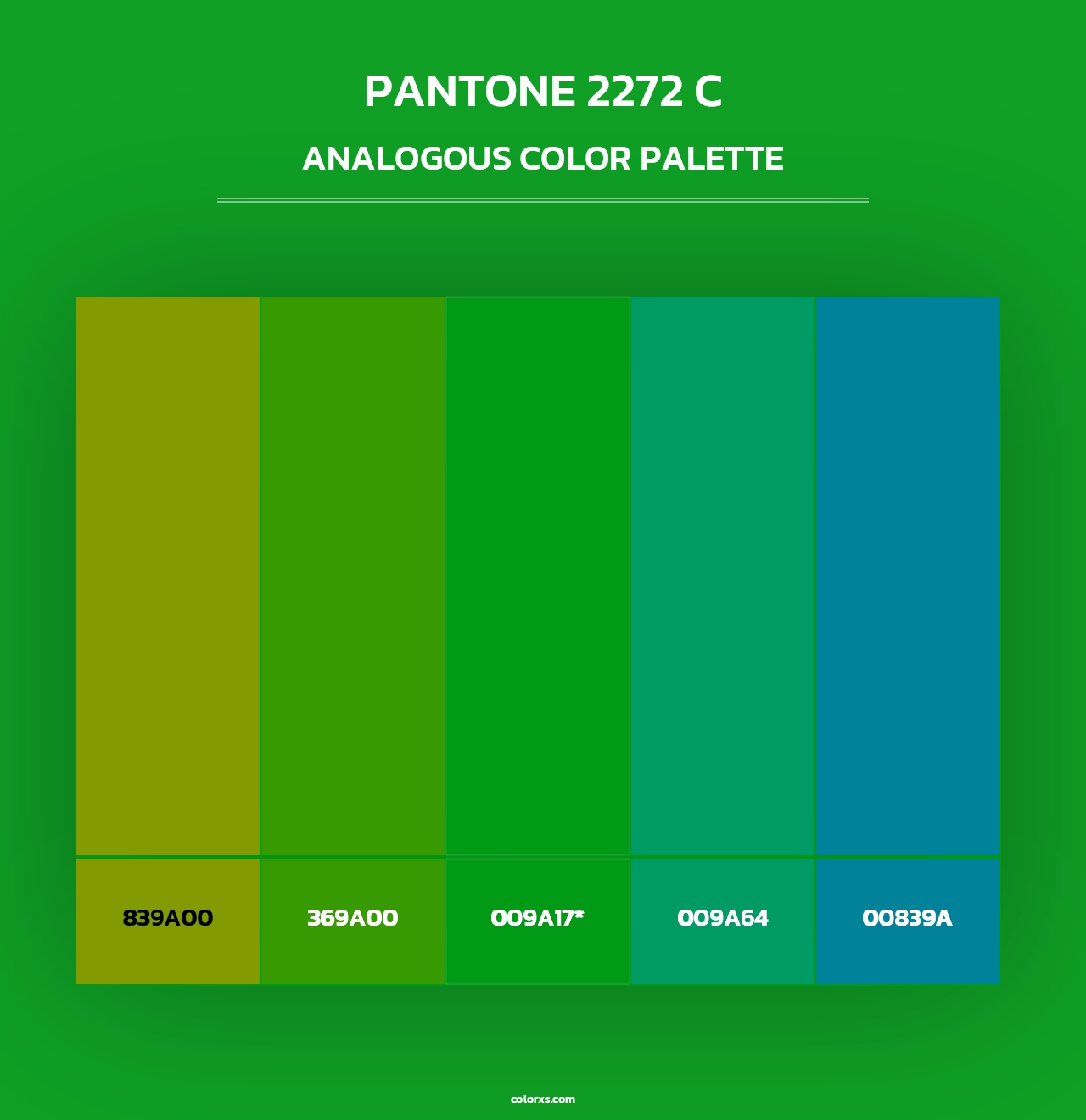 PANTONE 2272 C color palettes - colorxs.com