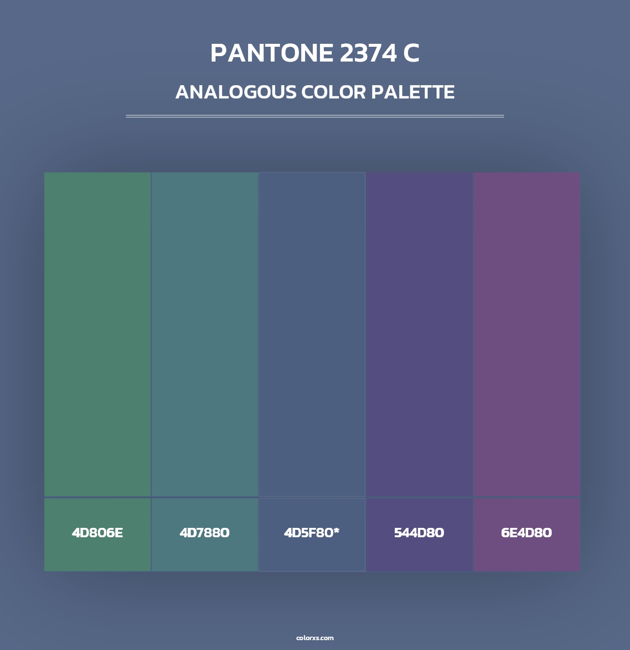 PANTONE 2374 C color palettes - colorxs.com