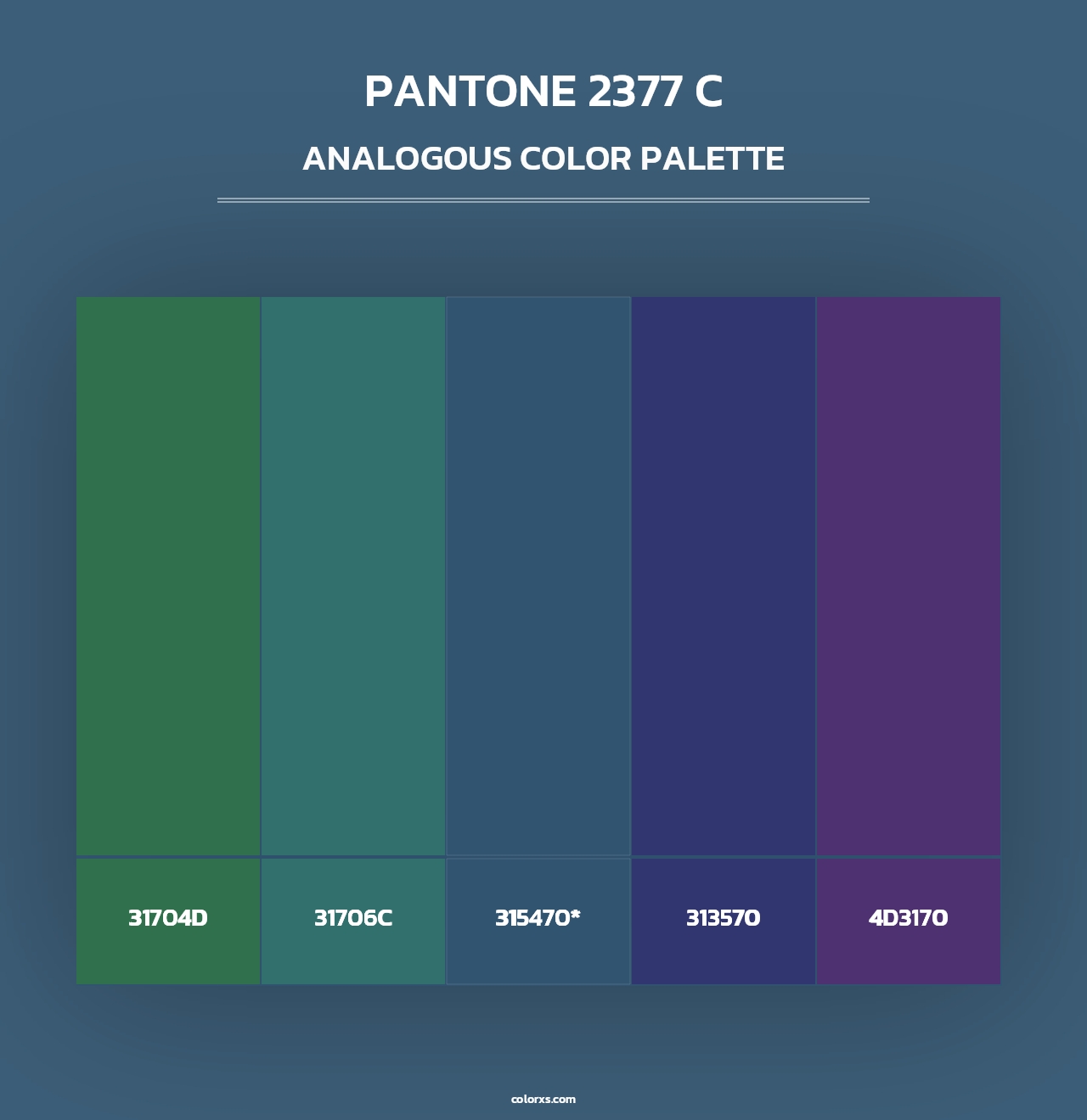 PANTONE 2377 C color palettes - colorxs.com
