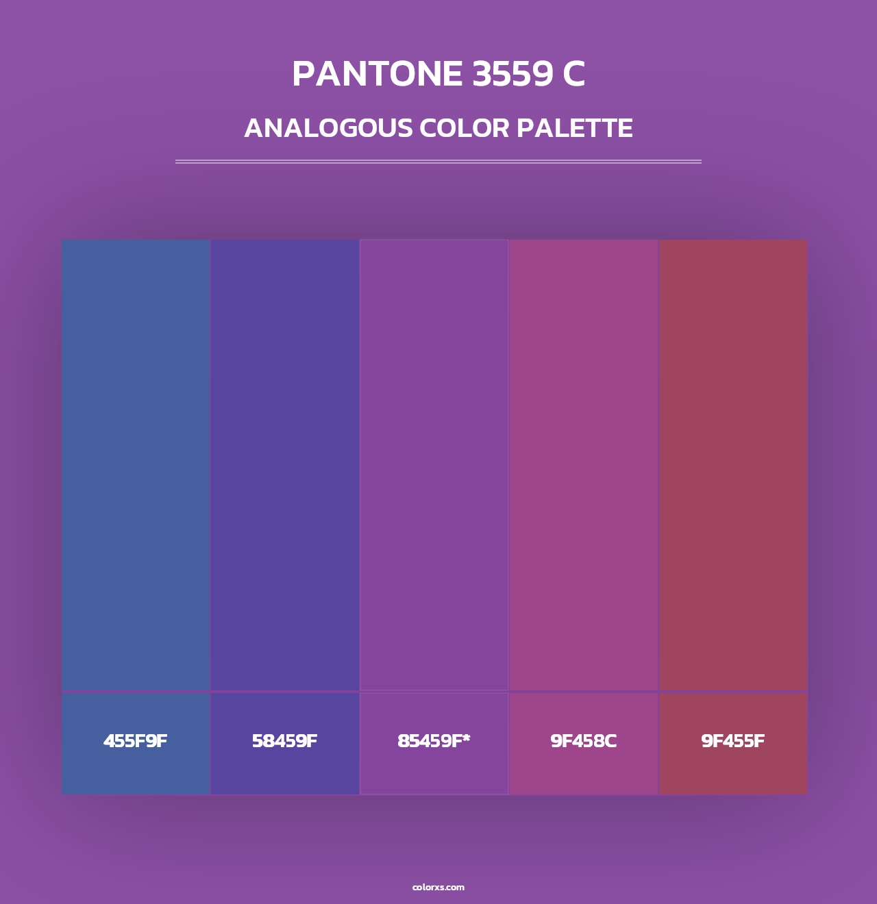 PANTONE 3559 C color palettes - colorxs.com