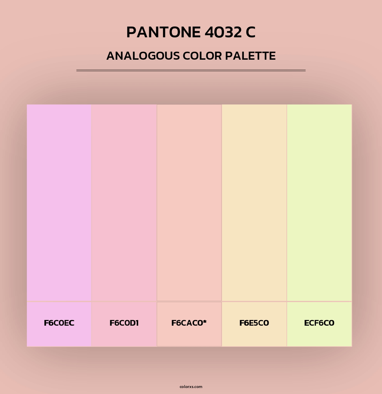 PANTONE 4032 C color palettes - colorxs.com
