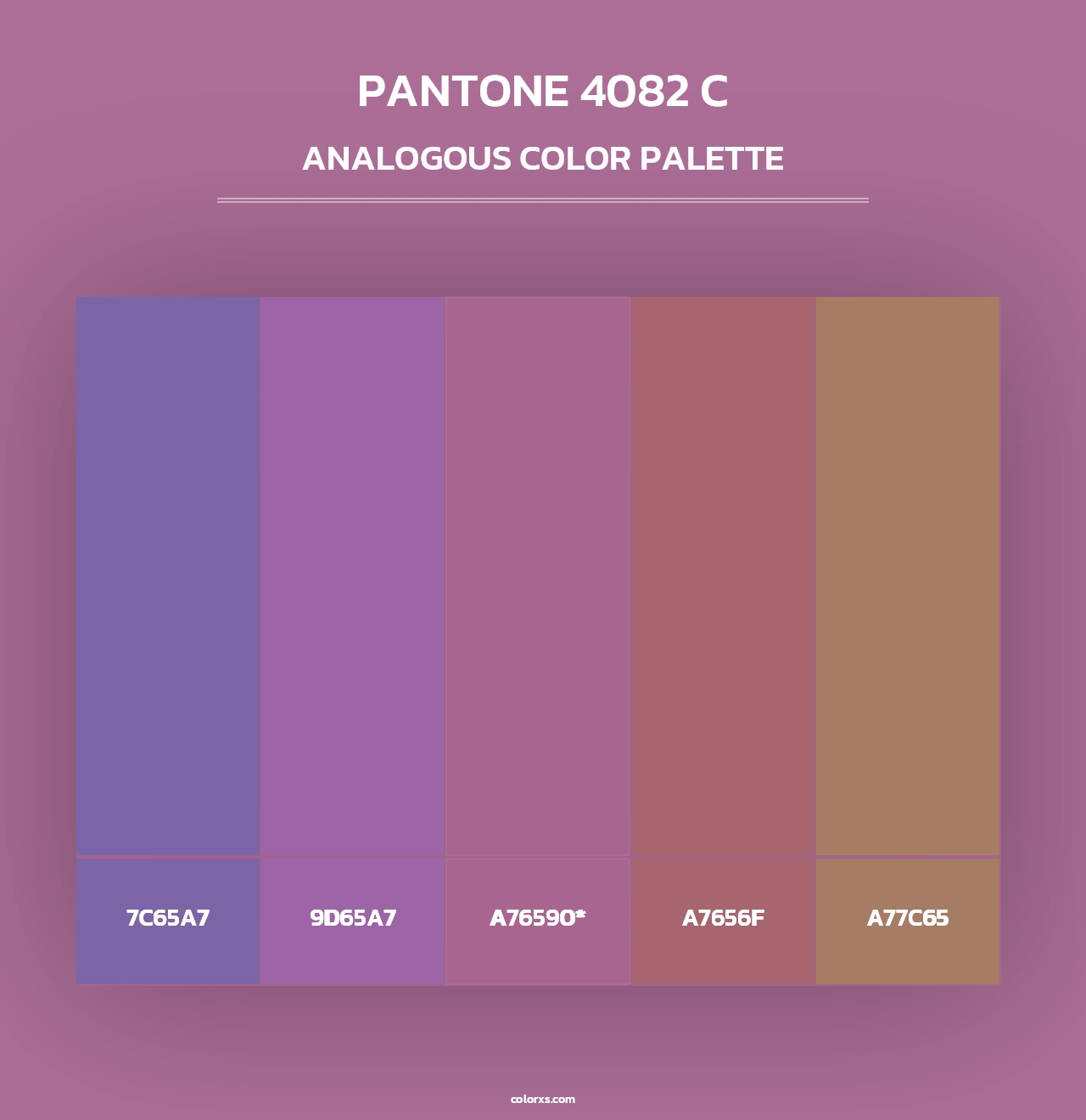 PANTONE 4082 C color palettes - colorxs.com