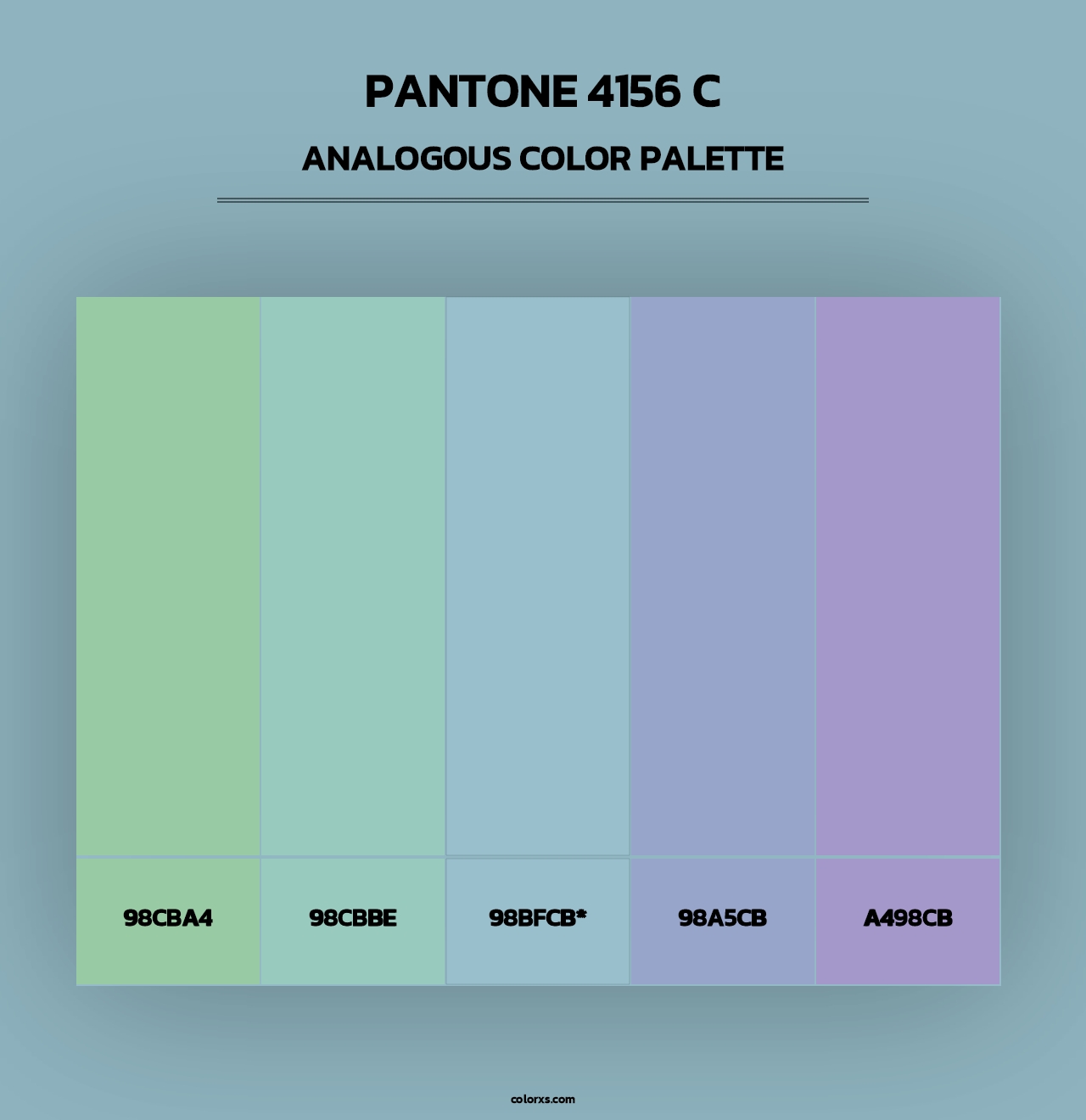 PANTONE 4156 C color palettes - colorxs.com