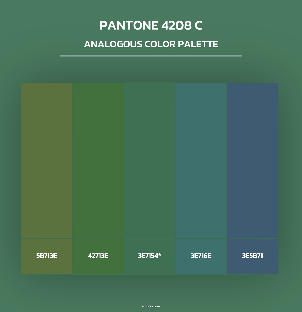PANTONE 4208 C color palettes - colorxs.com