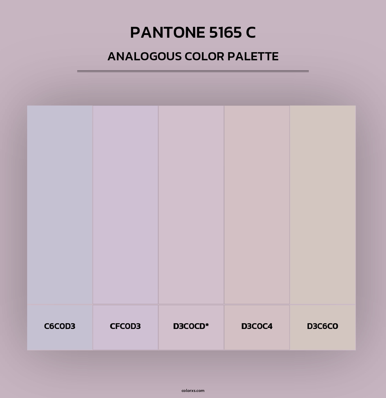 PANTONE 5165 C color palettes - colorxs.com