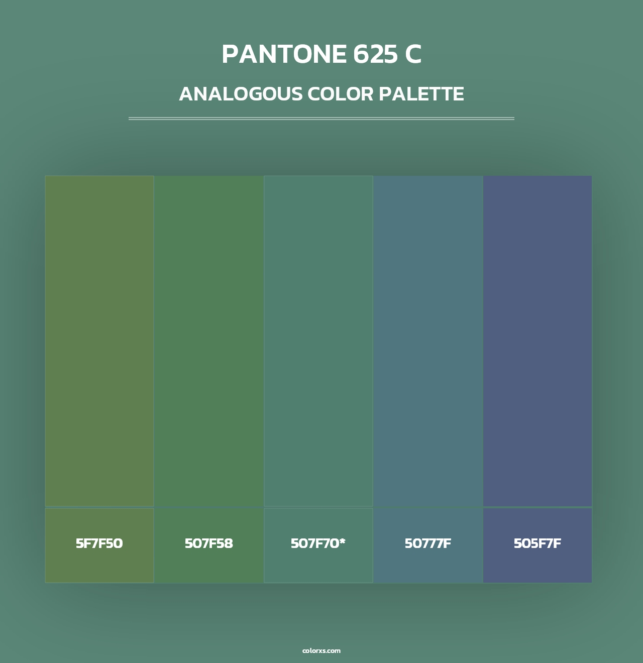 PANTONE 625 C color palettes - colorxs.com