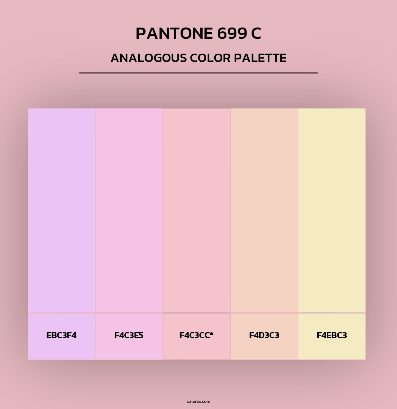 PANTONE 699 C color palettes - colorxs.com
