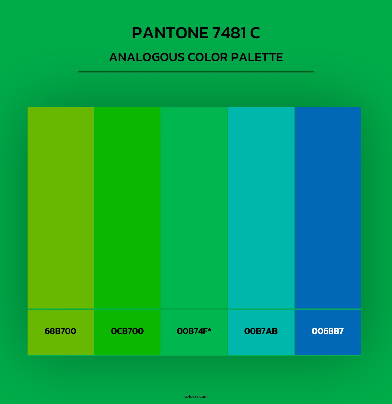 PANTONE 7481 C color palettes - colorxs.com
