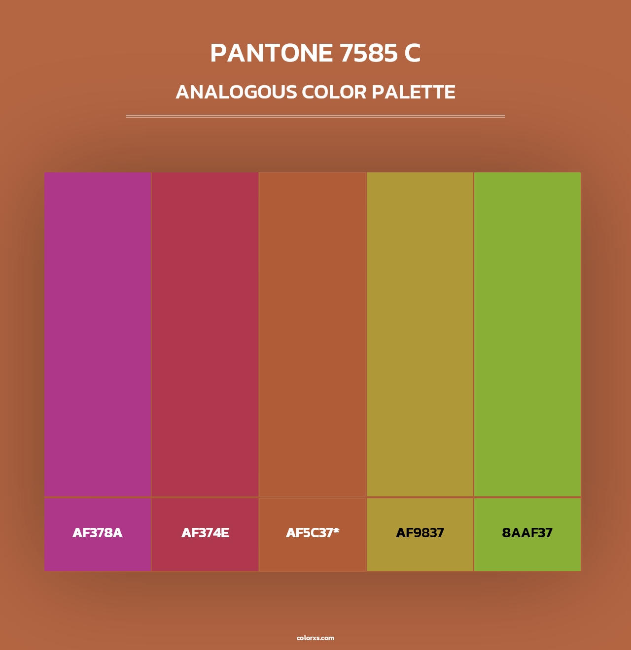 PANTONE 7585 C color palettes - colorxs.com