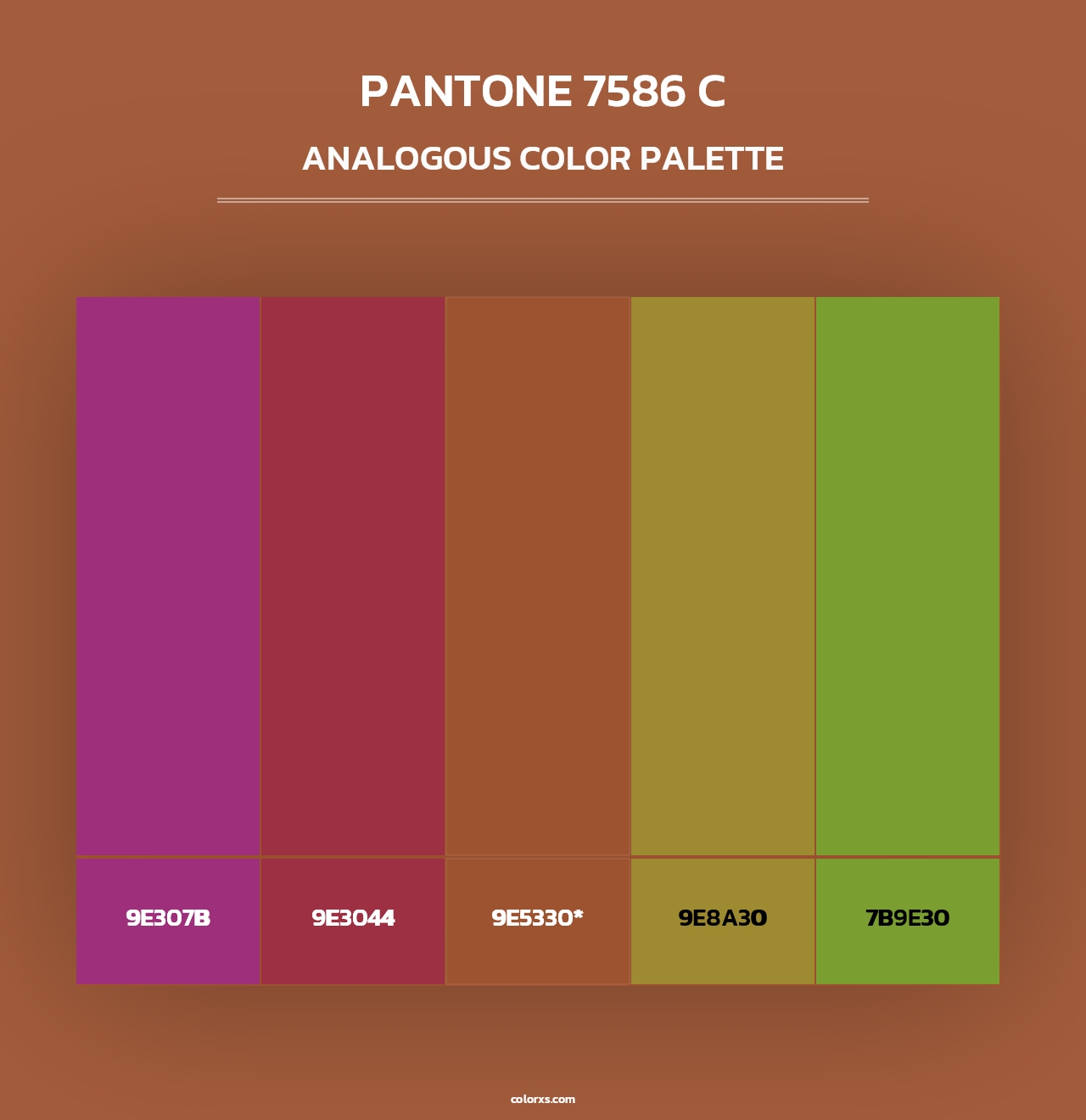 PANTONE 7586 C color palettes - colorxs.com