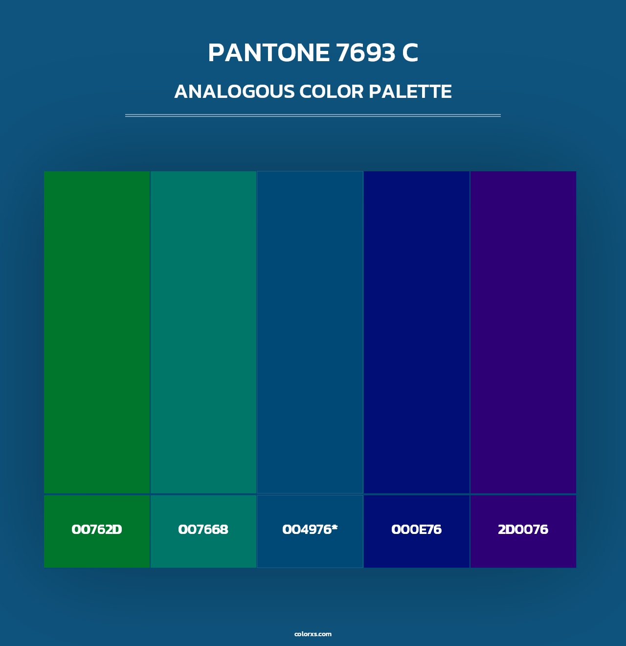 PANTONE 7693 C color palettes - colorxs.com