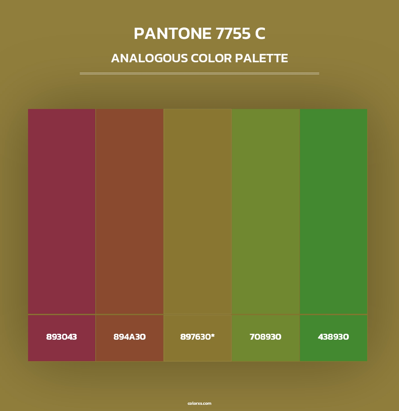 PANTONE 7755 C color palettes - colorxs.com