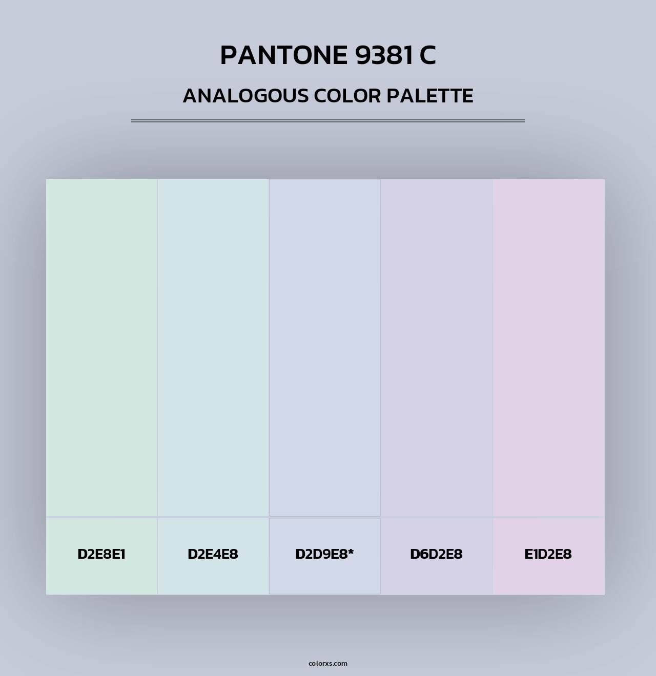 PANTONE 9381 C color palettes - colorxs.com