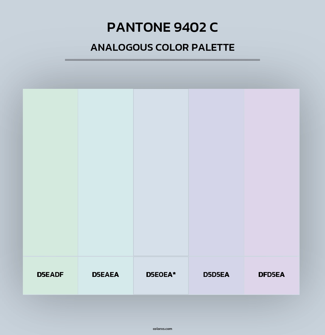 PANTONE 9402 C color palettes - colorxs.com