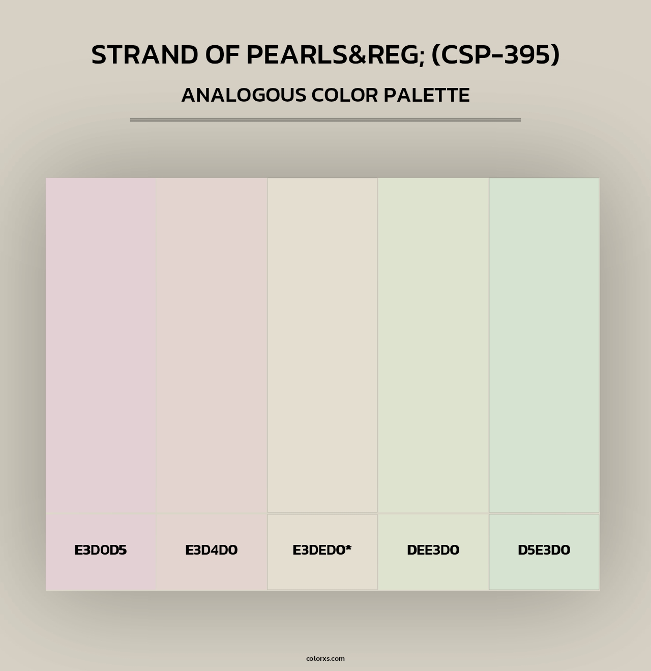 Benjamin Moore Strand of Pearls® (CSP-395) Paint coordinating colors ...