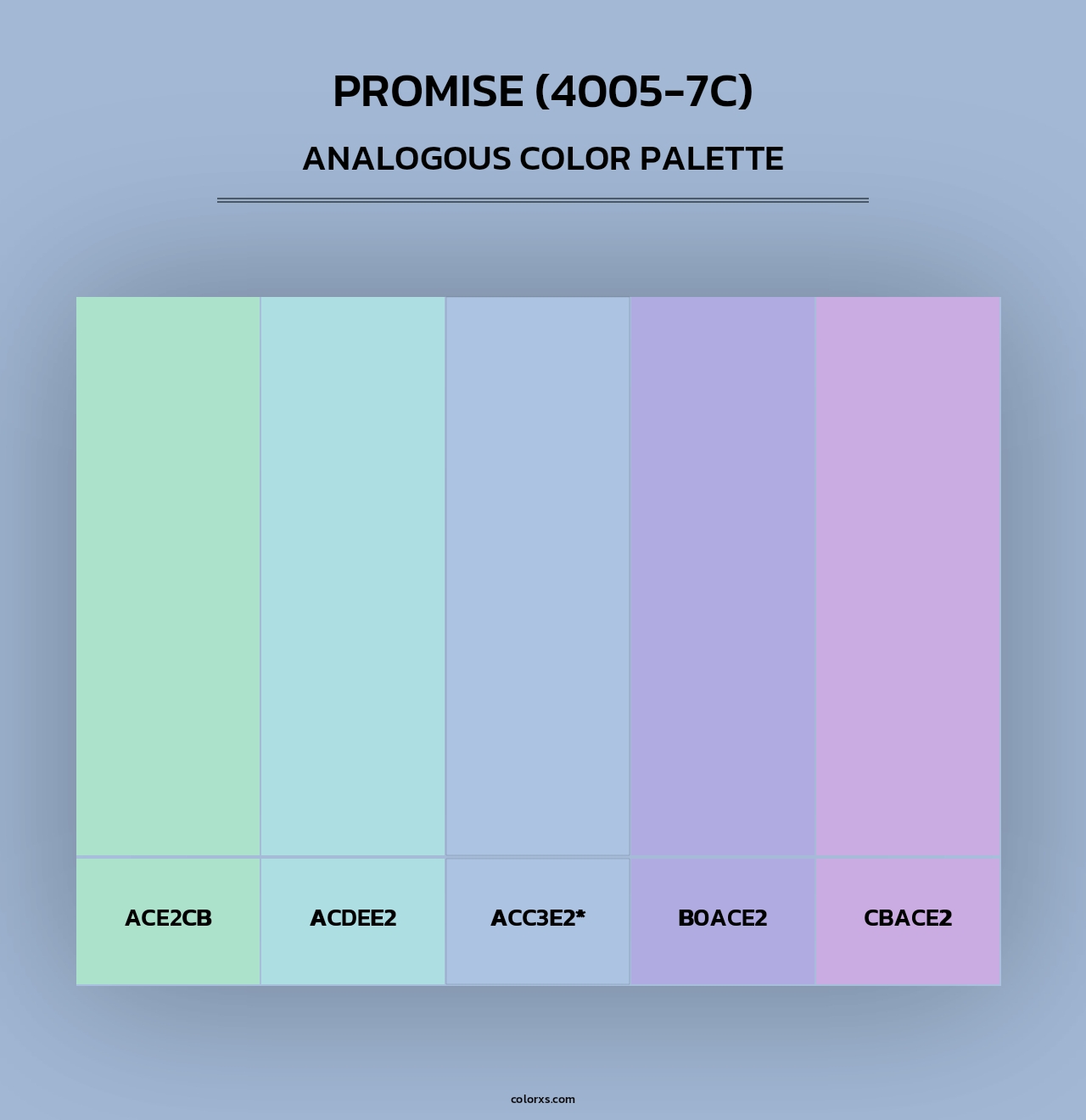 Valspar Promise (4005-7C) Paint coordinating colors and palettes ...
