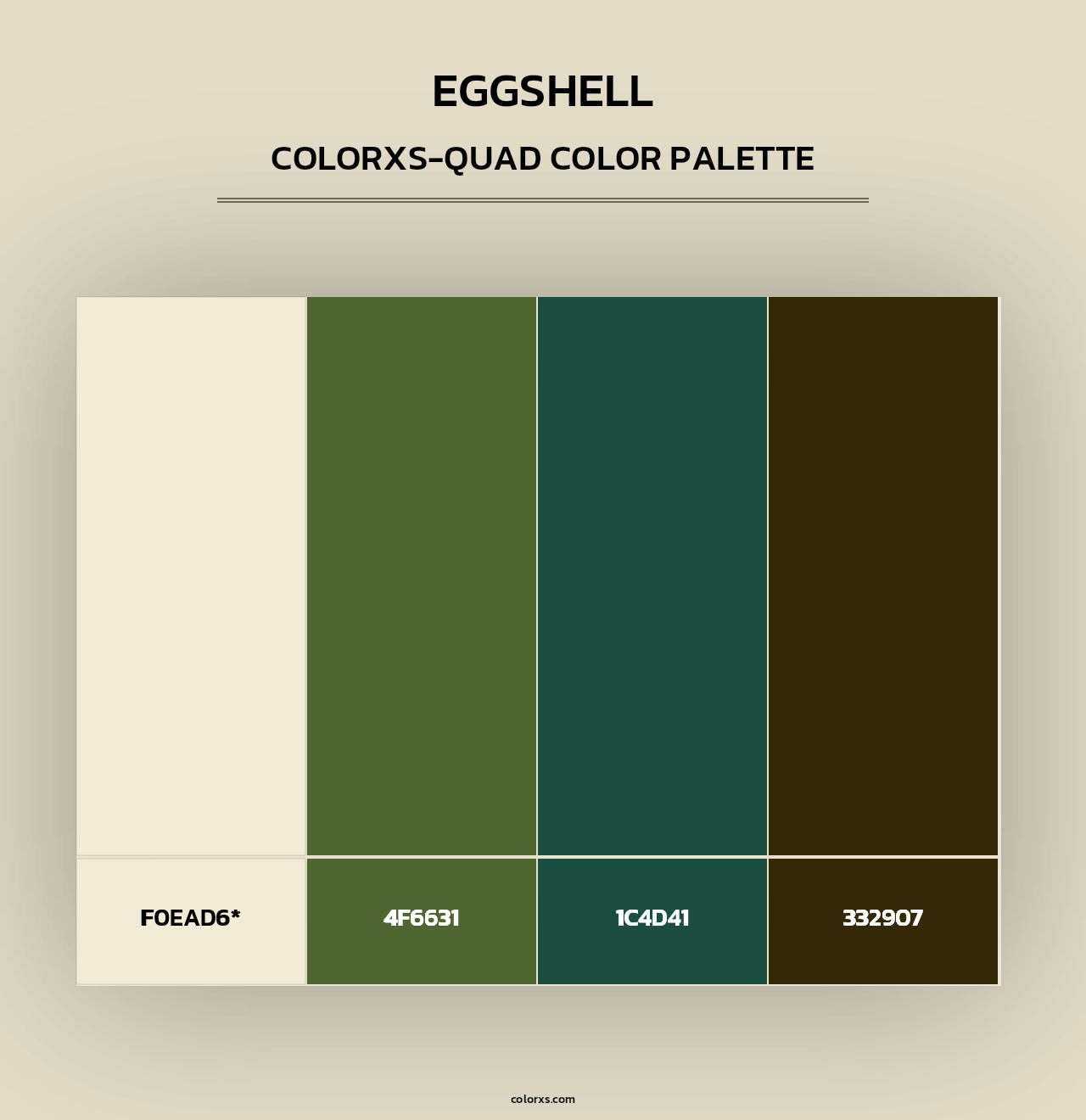 Eggshell color palettes - colorxs.com
