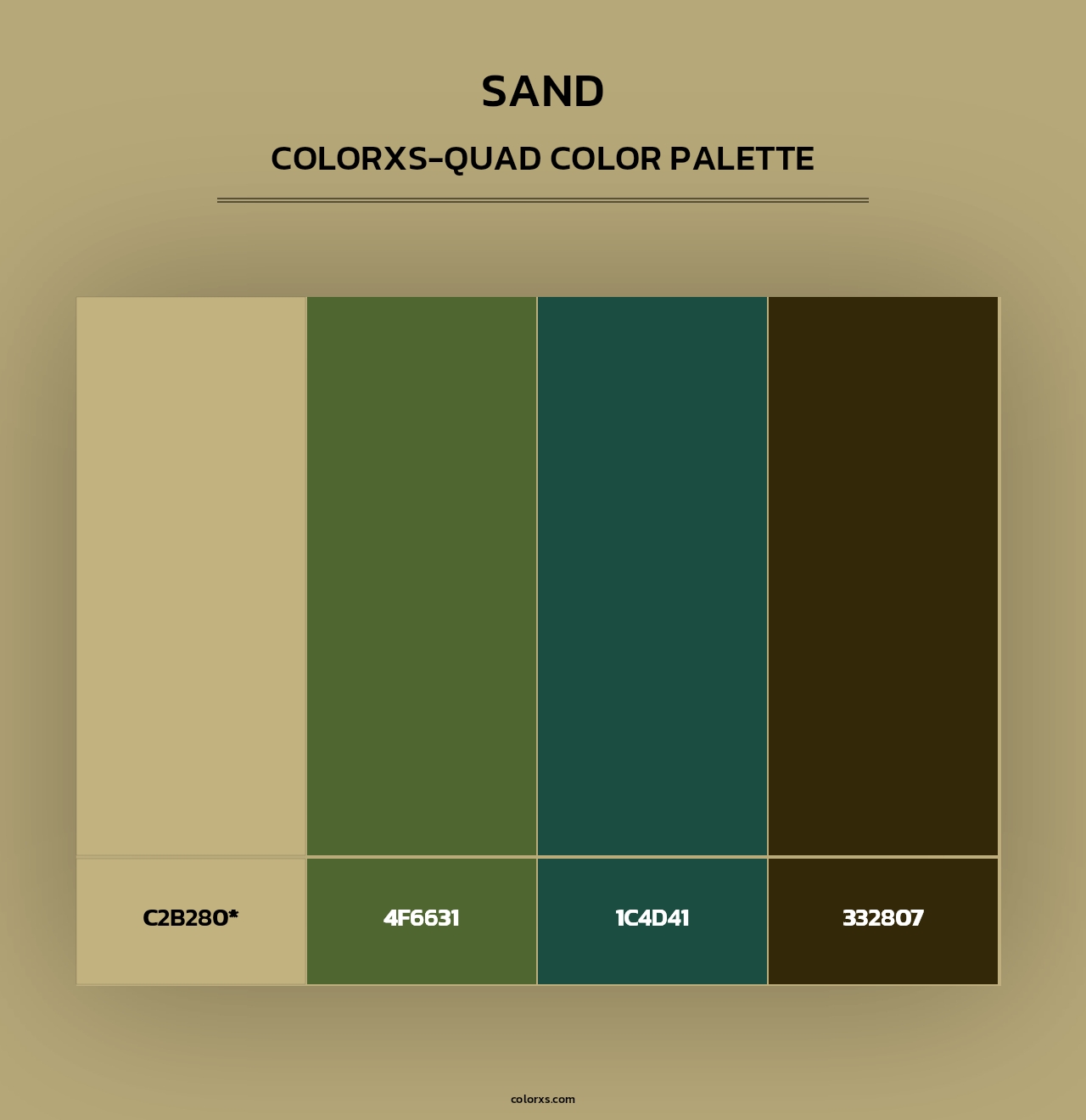 Sand color palettes - colorxs.com