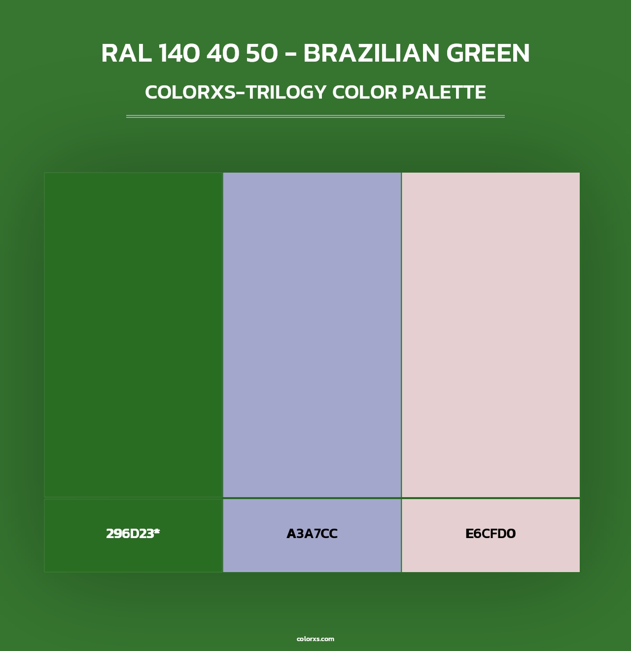 RAL 140 40 50 - Brazilian Green color palettes - colorxs.com