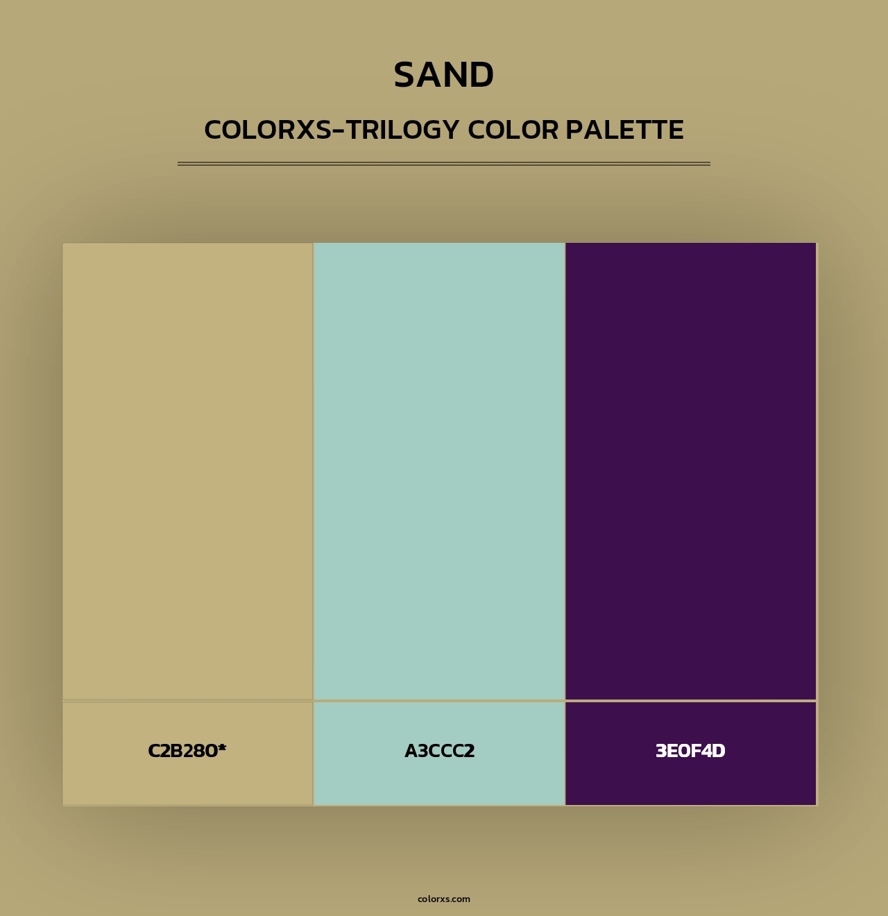 Sand color palettes - colorxs.com