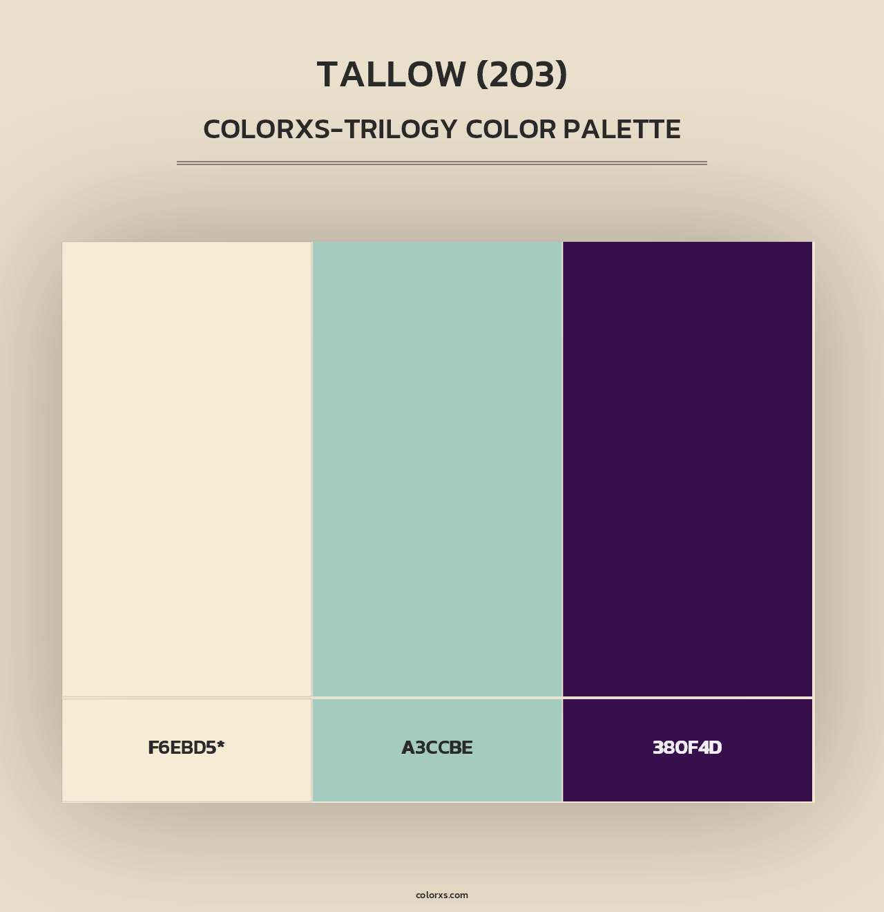 Farrow & Ball Tallow (203) Paint coordinating colors and palettes ...