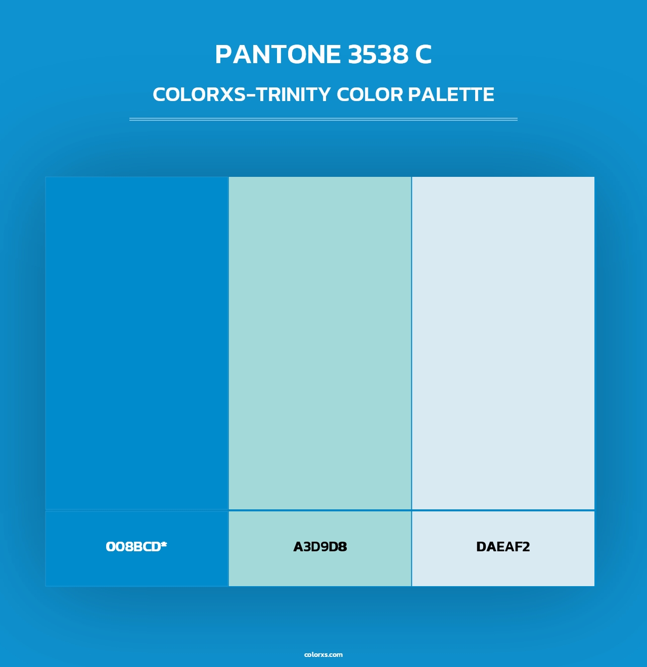 PANTONE 3538 C color palettes - colorxs.com