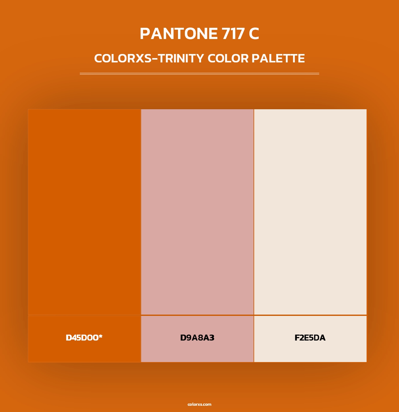 PANTONE 717 C color palettes - colorxs.com