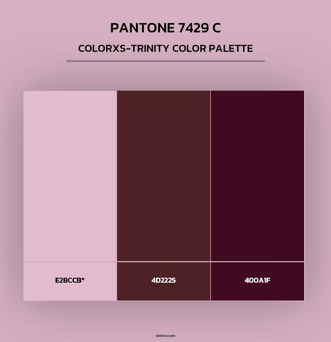 PANTONE 7429 C color palettes - colorxs.com