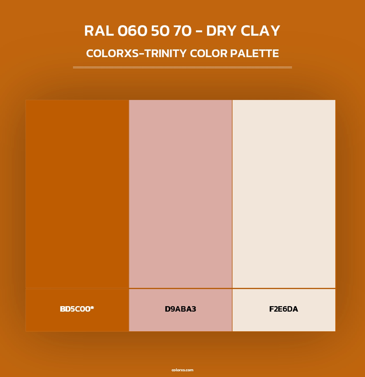 RAL 060 50 70 - Dry Clay color palettes - colorxs.com