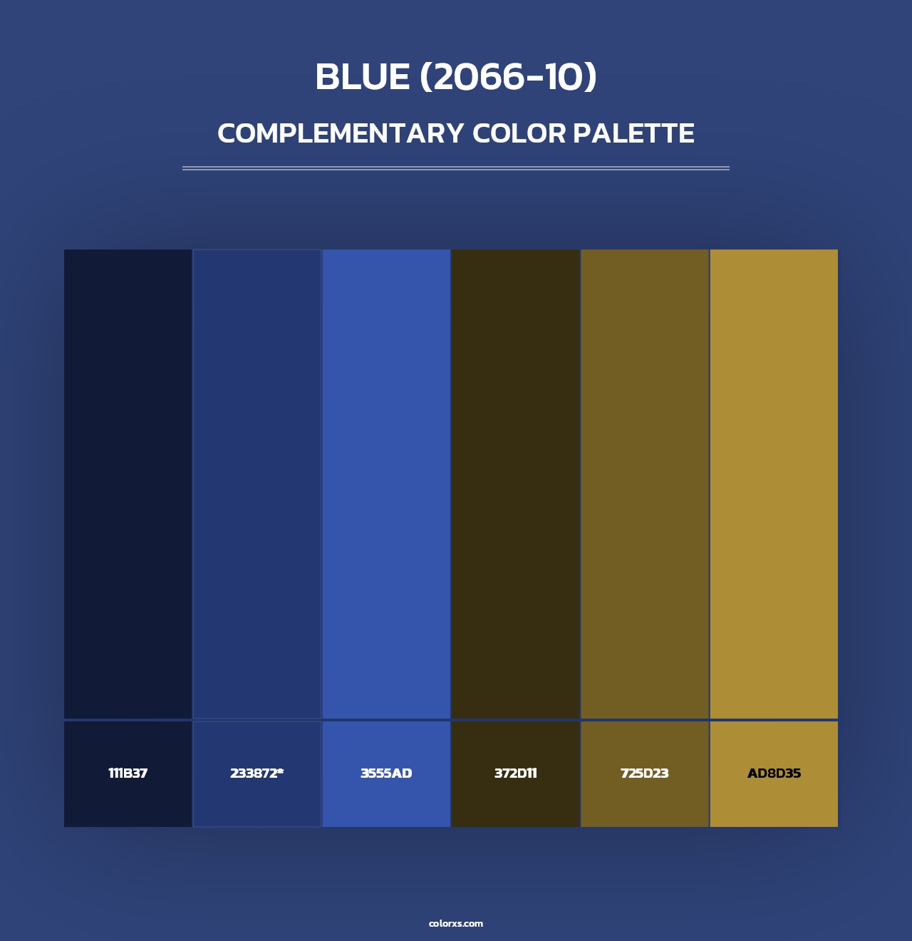 Benjamin Moore Blue (2066-10) Paint coordinating colors and palettes ...