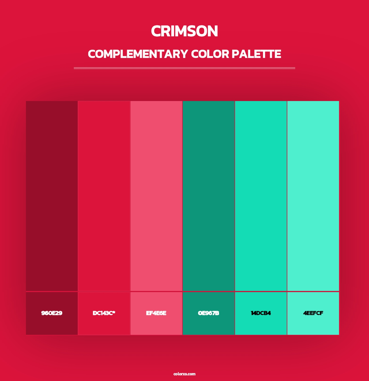 Crimson color palettes - colorxs.com