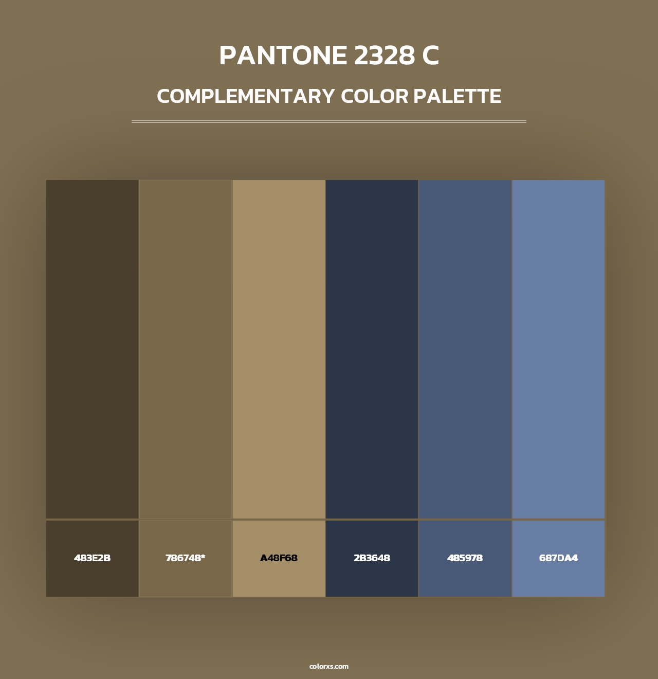 PANTONE 2328 C color palettes - colorxs.com