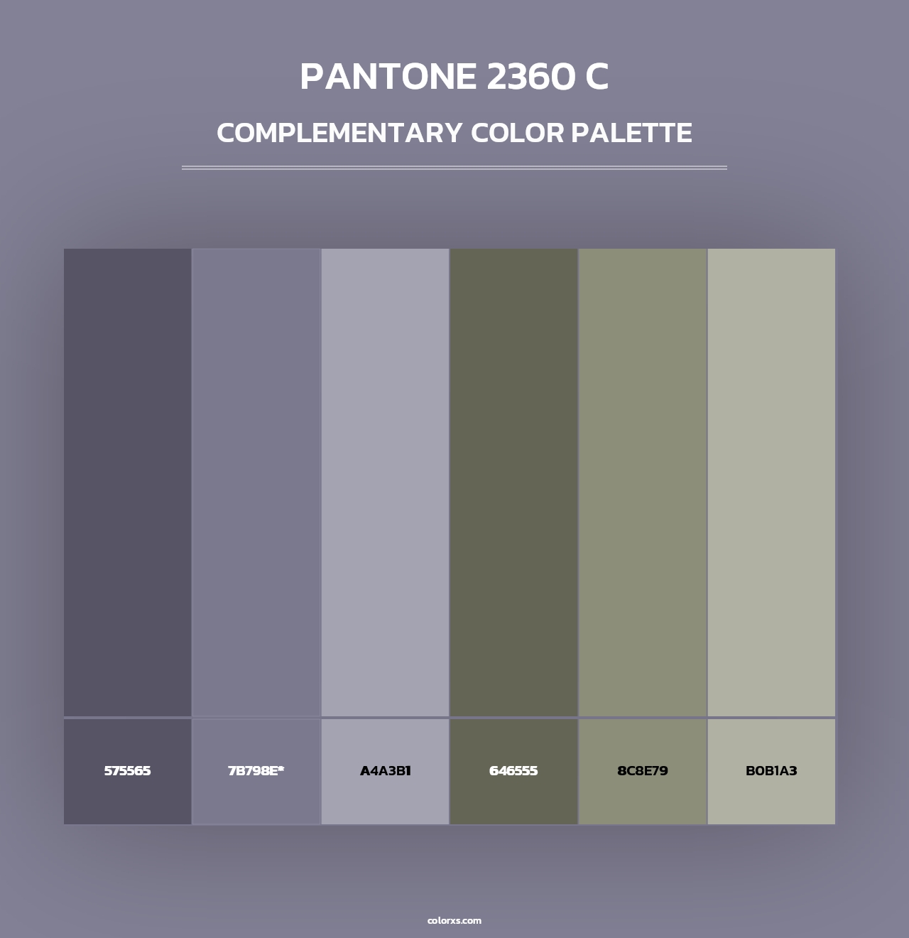 PANTONE 2360 C color palettes - colorxs.com