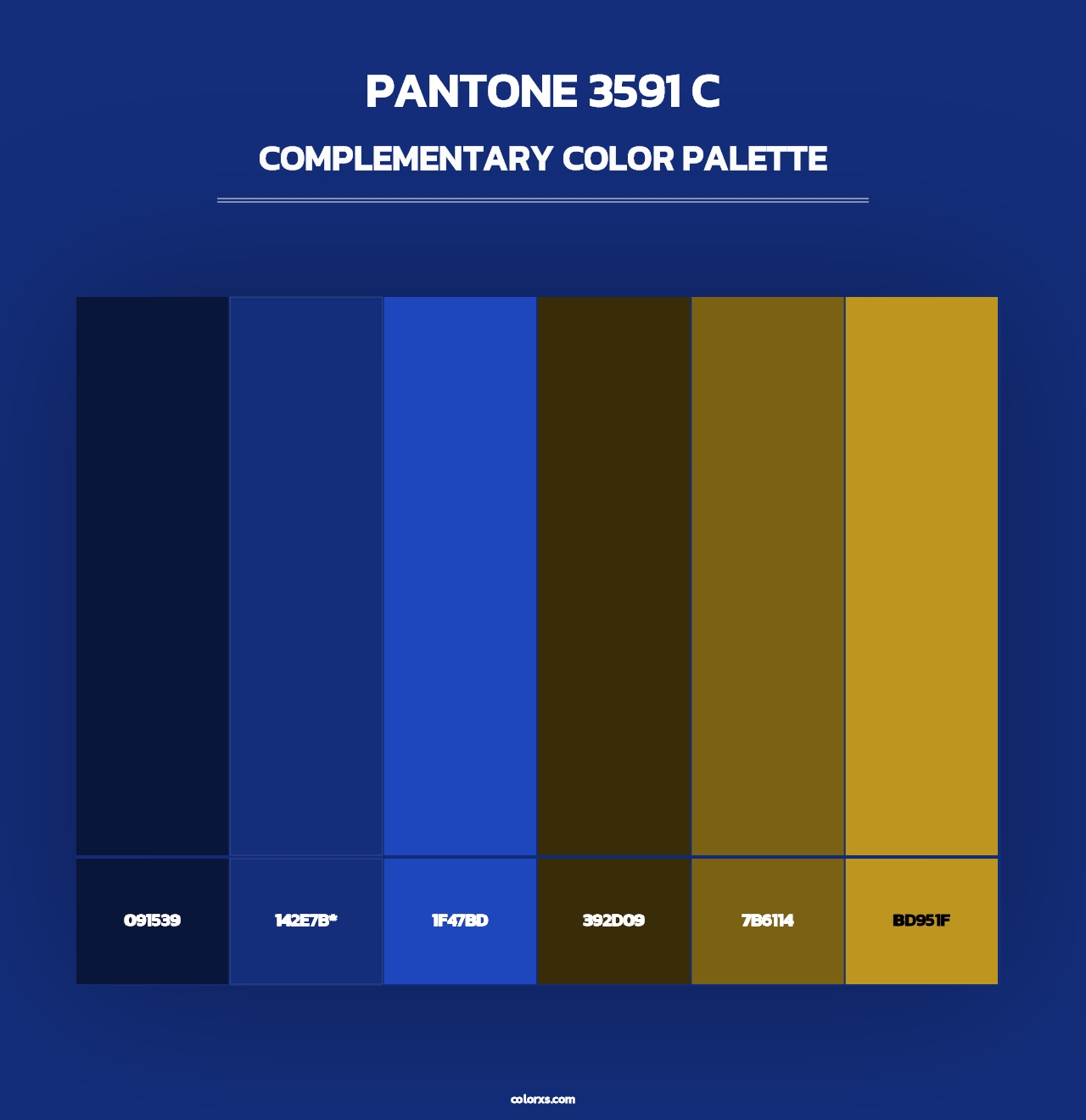 PANTONE 3591 C color palettes - colorxs.com