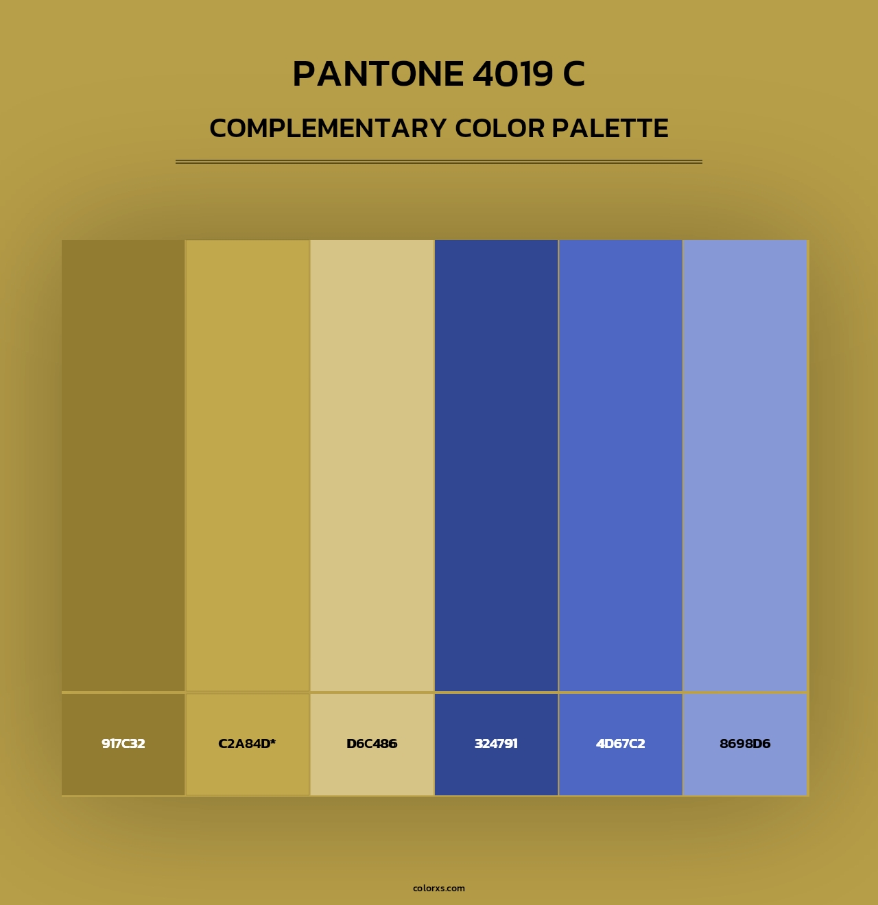 PANTONE 4019 C color palettes - colorxs.com