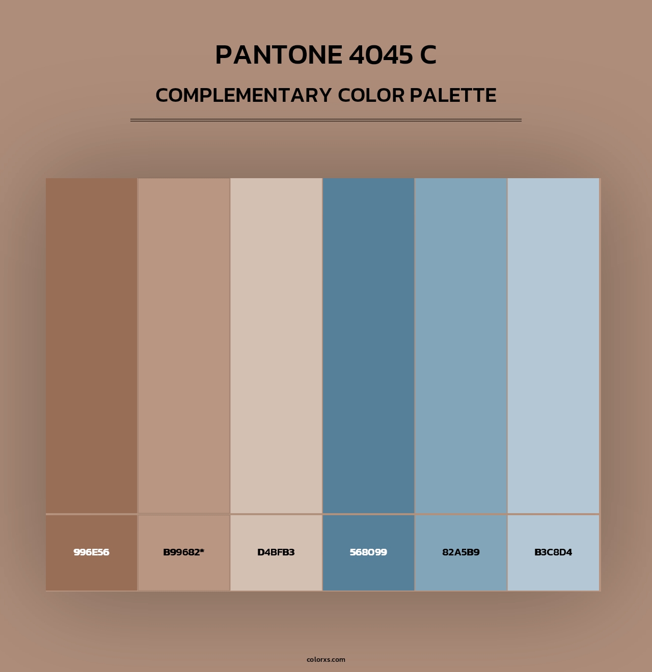PANTONE 4045 C color palettes - colorxs.com