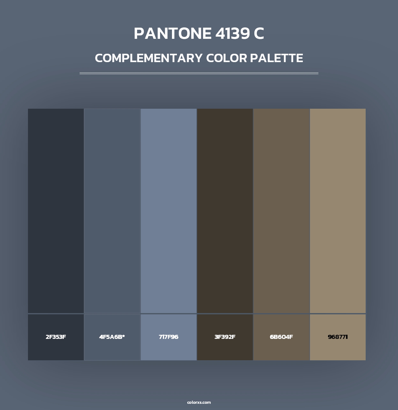 PANTONE 4139 C color palettes - colorxs.com