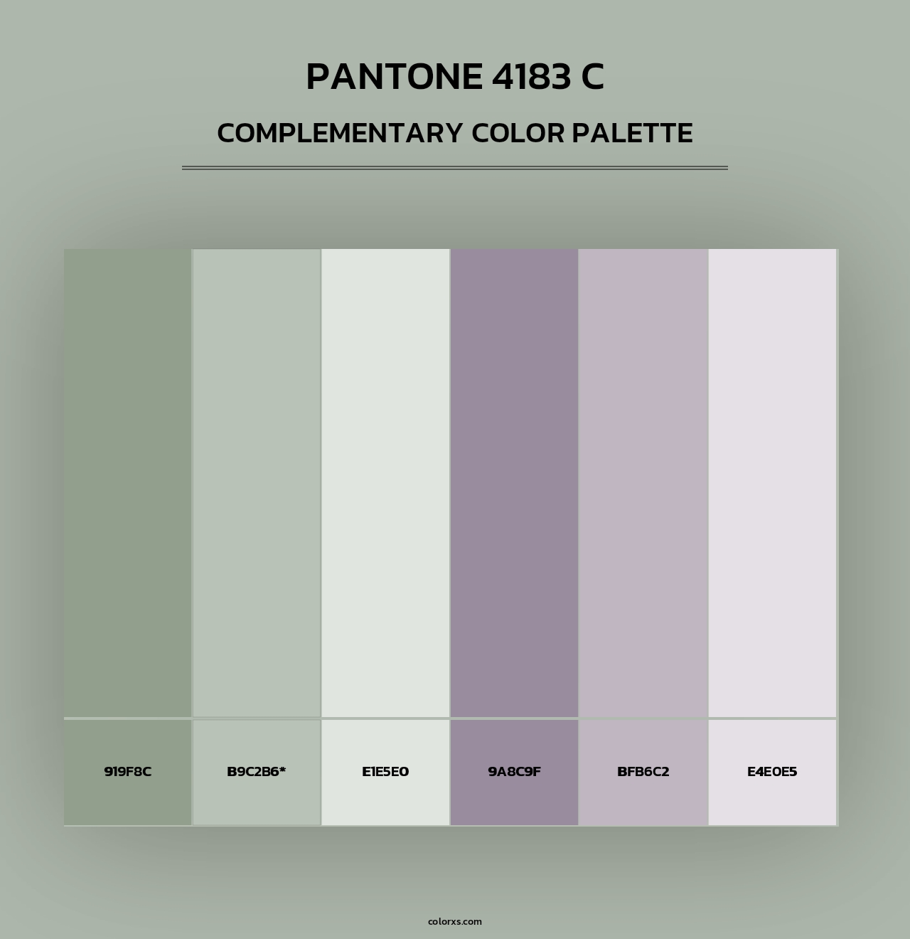 PANTONE 4183 C color palettes - colorxs.com