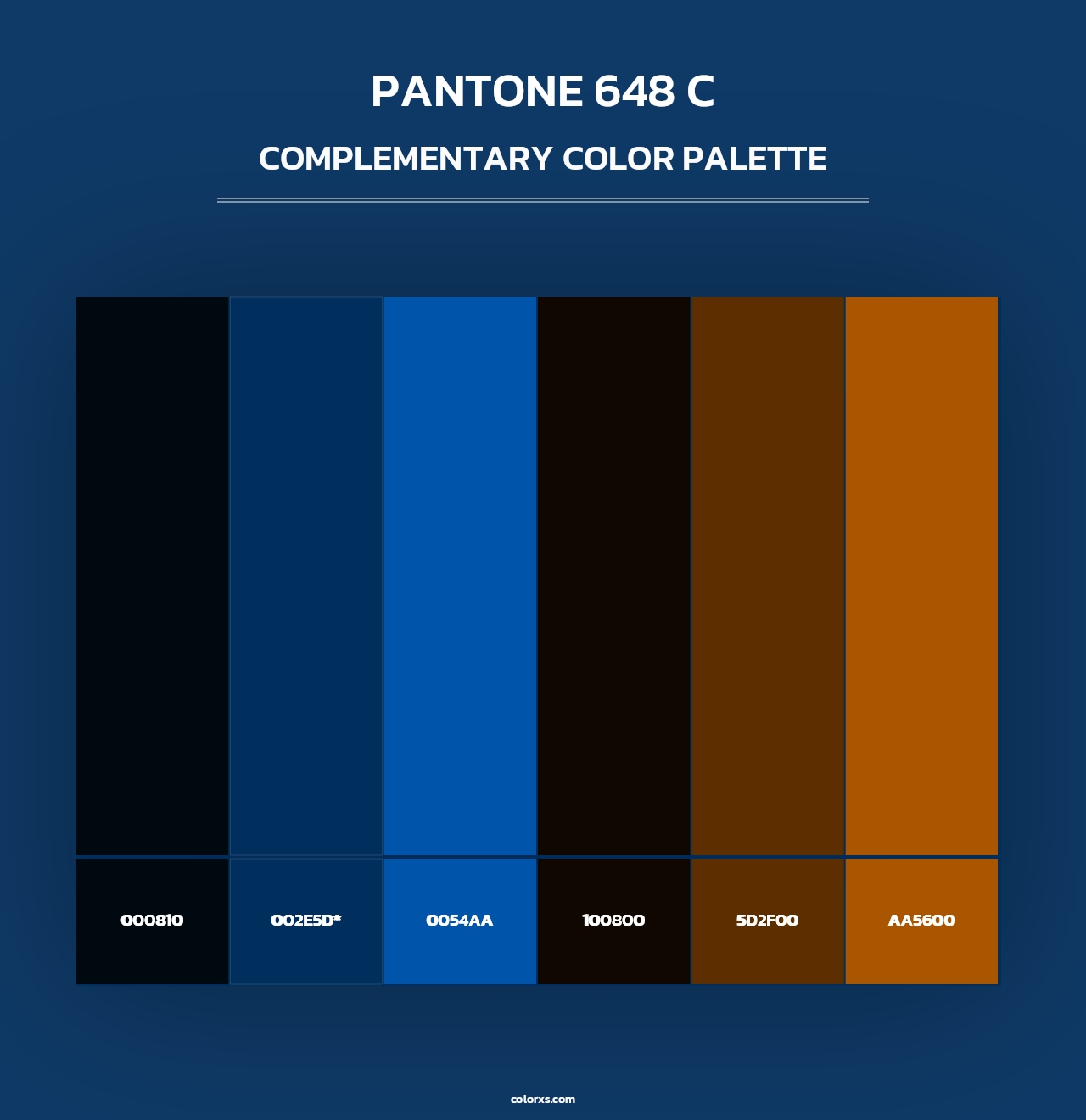 PANTONE 648 C color palettes - colorxs.com