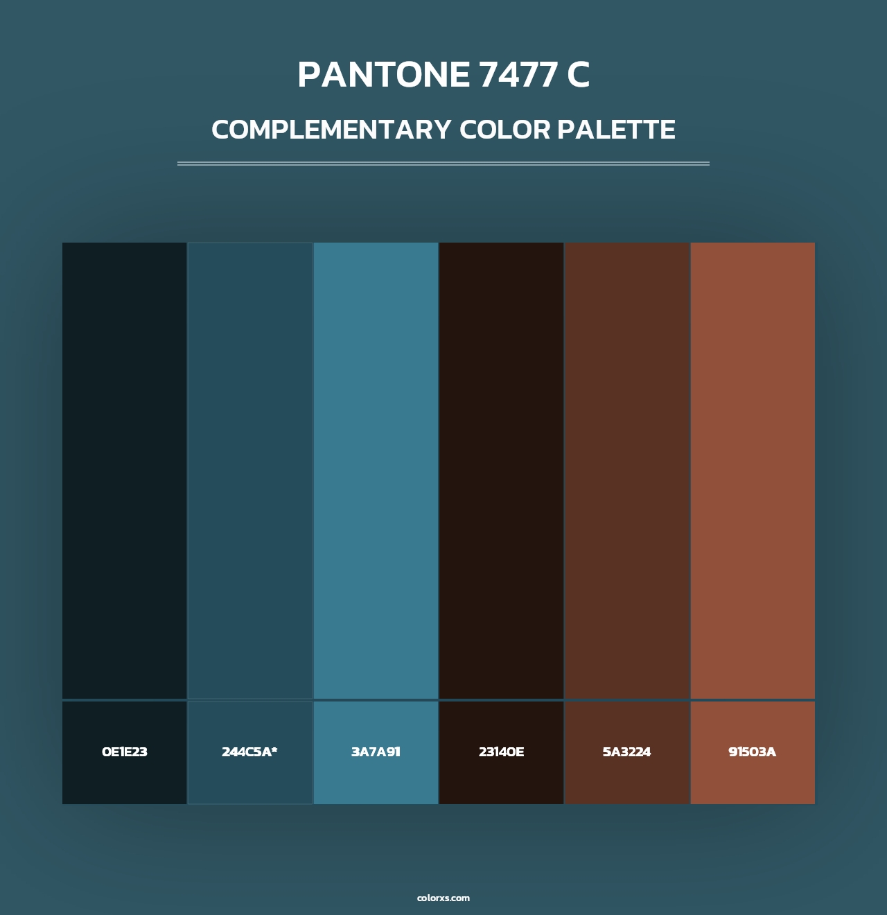 PANTONE 7477 C color palettes - colorxs.com