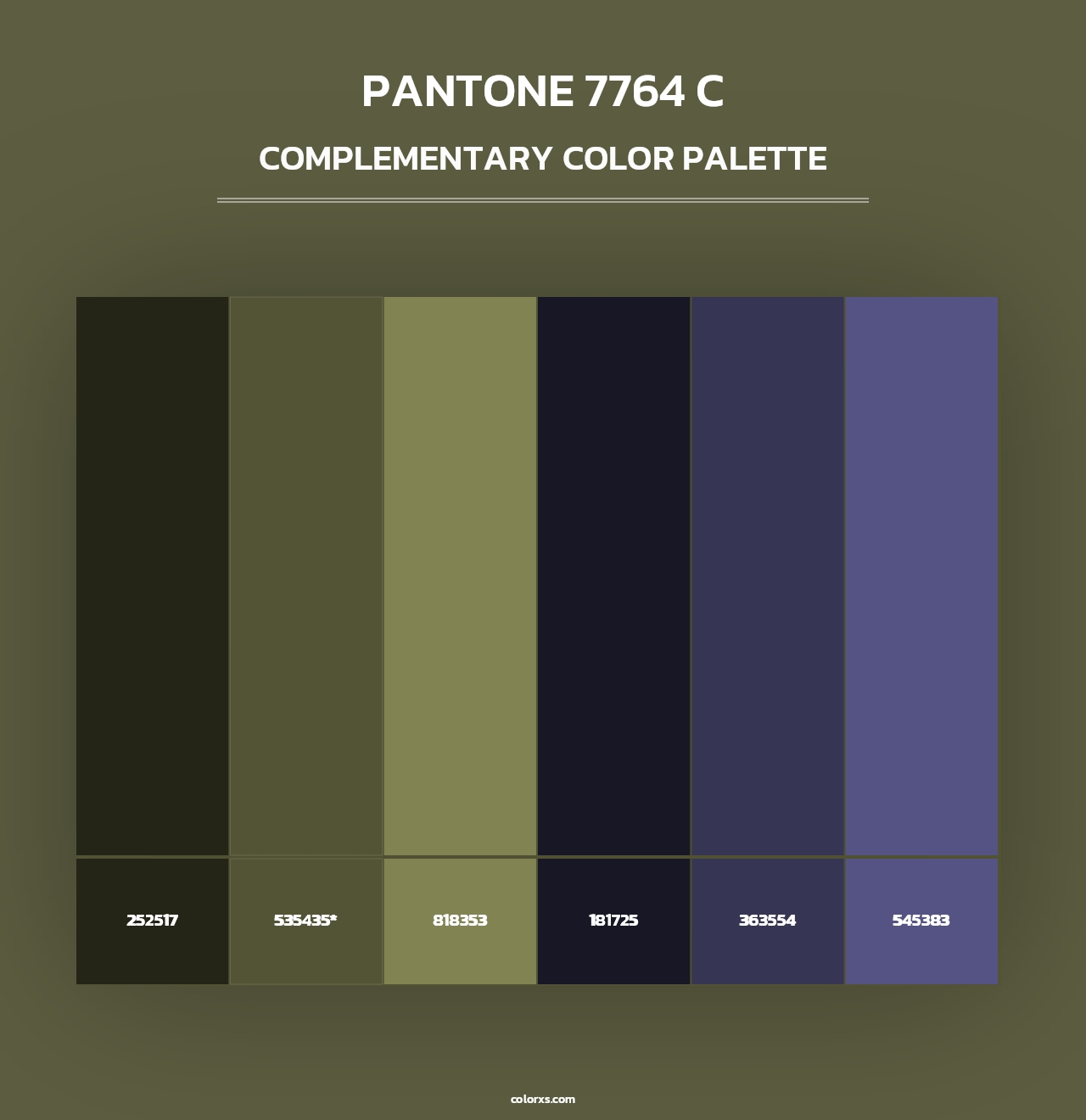 PANTONE 7764 C color palettes - colorxs.com
