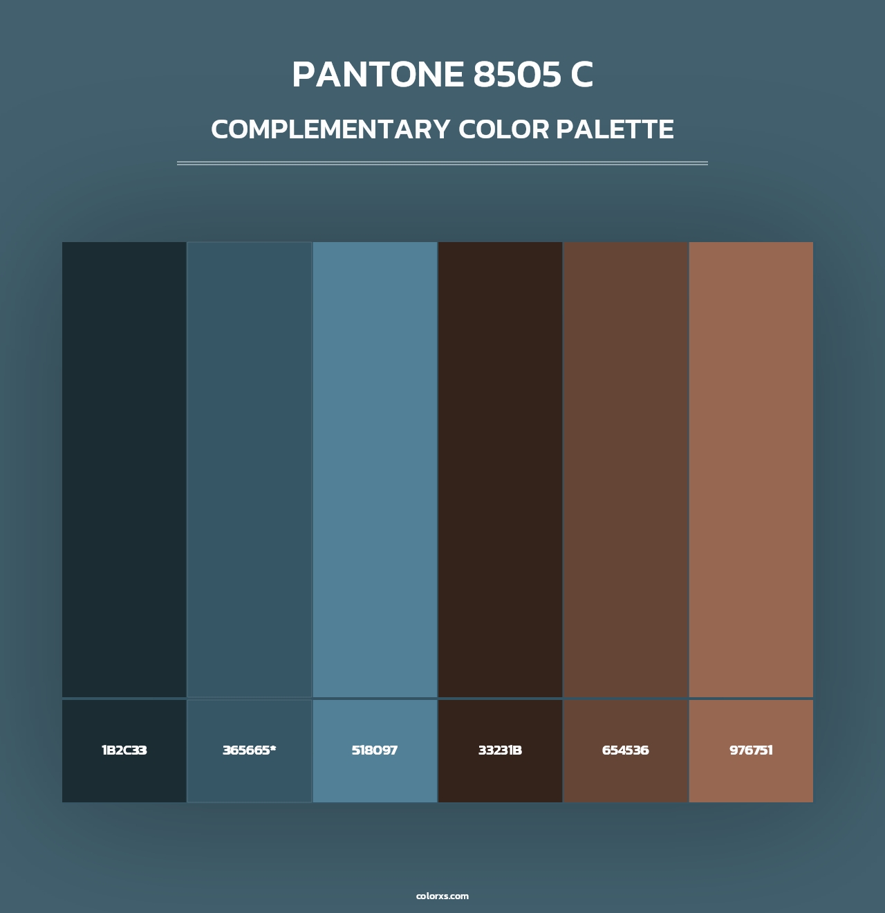 PANTONE 8505 C color palettes - colorxs.com